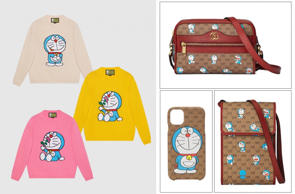 Gucci x Doraemon 跨次元合作推出全新系列。 - Iconicmen