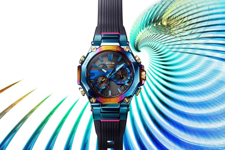 CASIO 推出全新 MT-G Blue Pheonix 蓝凤凰男士腕表，呈现出无数光晕交织的神秘色彩。 - Iconicmen