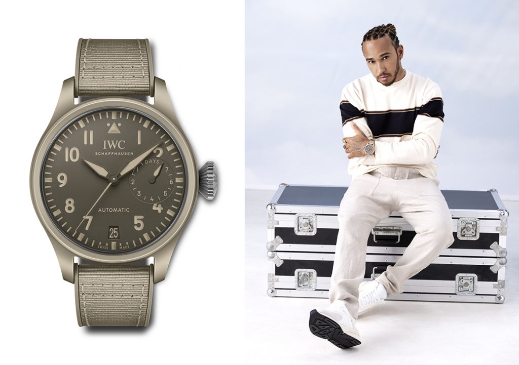 IWC 品牌大使 Lewis Hamilton 倾情演绎大型飞行员腕錶广告大片。 - Iconicmen
