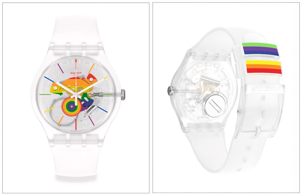 将彩虹圈绕腕间 ! SWATCH 推出 Pride 系列庆祝平等挥洒彩虹。 - Iconicmen
