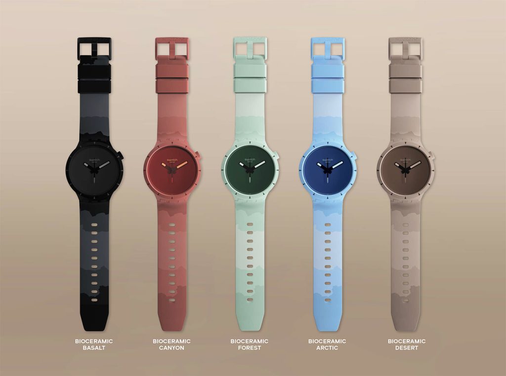 SWATCH 以 Bioceramic 生物陶瓷打造全新「 COLORS OF NATURE 」系列腕錶。 - Iconicmen