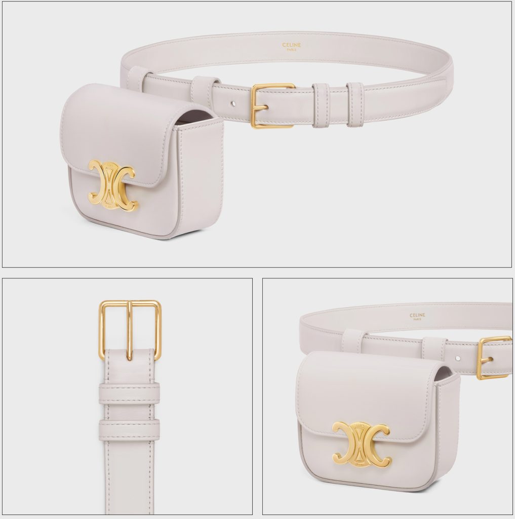 CELINE 将 Mini Triomphe 改造为全新 Belt Bag Triomphe 腰包款式 ！ - Iconicmen