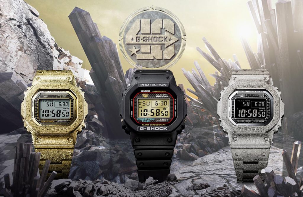 为庆祝 G-SHOCK 诞生 40 周年， CASIO G-SHOCK 特别设计 RECRYSTALLIZED 系列去纪念如此重要的时刻 ...