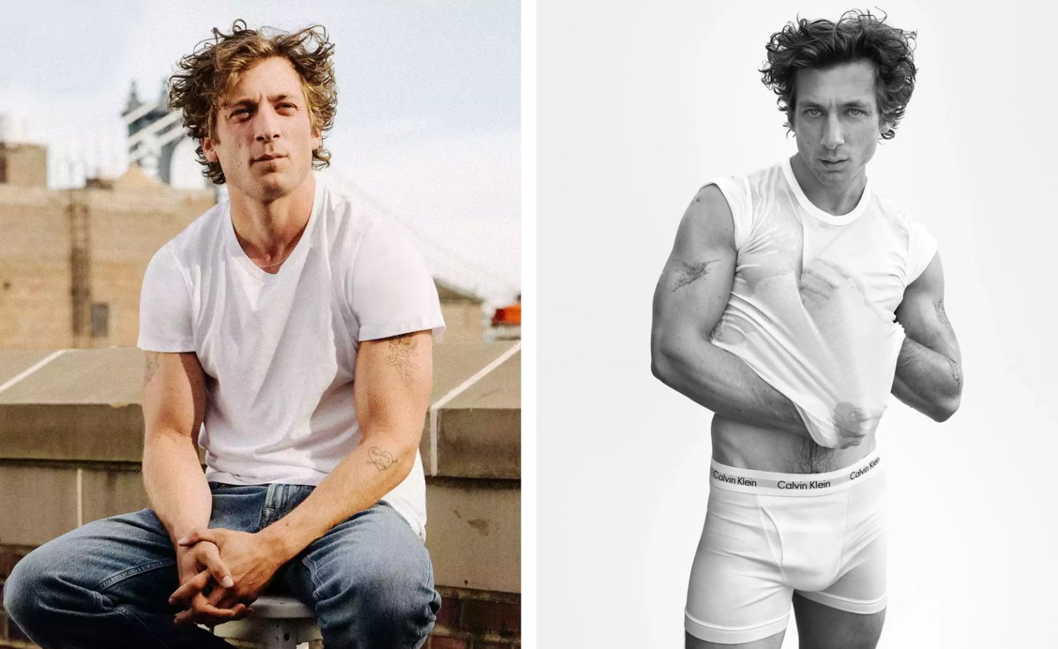 Calvin Klein 携手 Jeremy Allen White 揭开 2024 年春季形象广告的序幕。 - Iconicmen